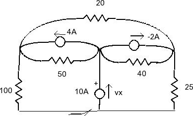 Solved use nodal analysis to find vx | Chegg.com