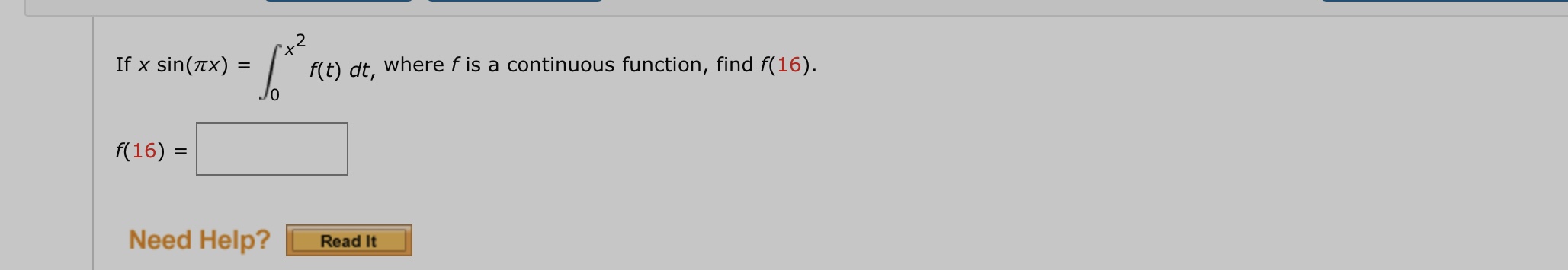 Solved Sixsin(πx)=∫0x2f(t)dt , ﻿dóndef ﻿es una función | Chegg.com