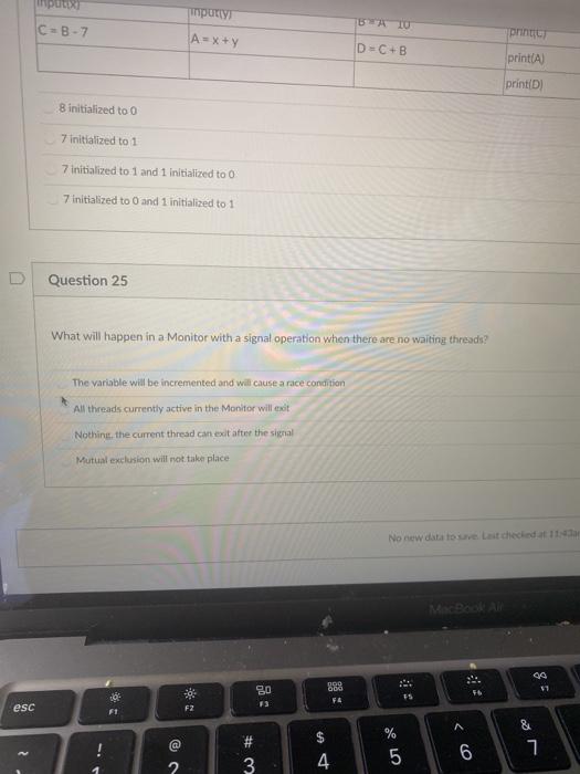 Solved Question 19 Protocols to prevent hold-and-wait | Chegg.com