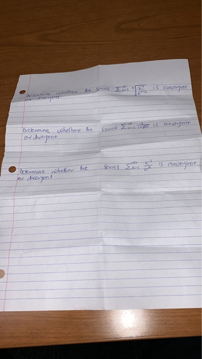 Solved ther the Sovies is convergent helher the Series E L | Chegg.com