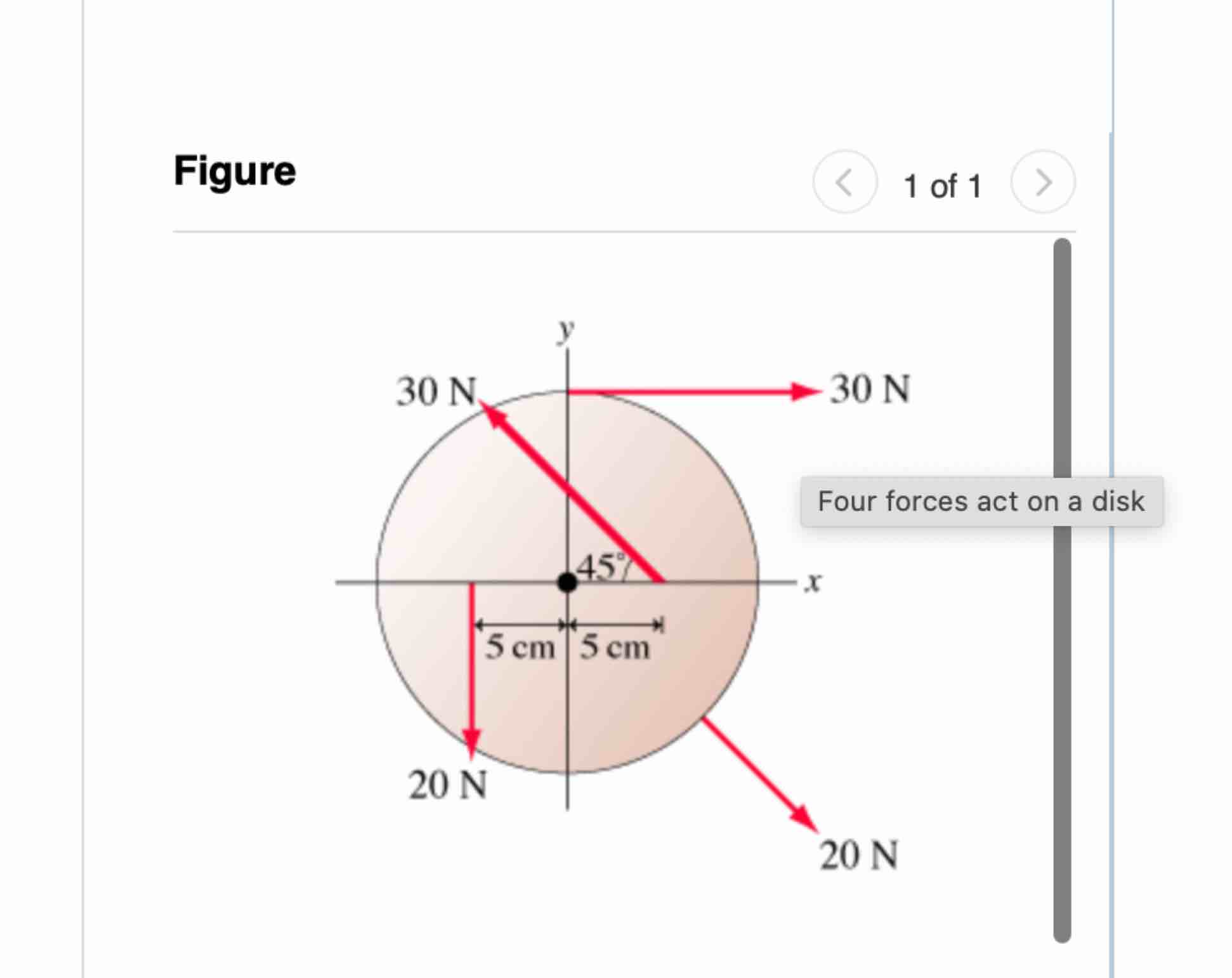 Solved A 4.0 ﻿kgkg, 36-cmcm-diameter metal disk, initially | Chegg.com