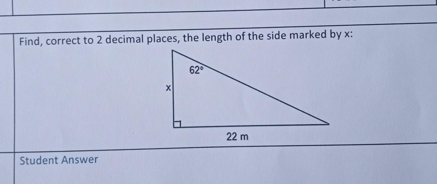 Solved Find, correct to 2 decimal places, the length of the | Chegg.com