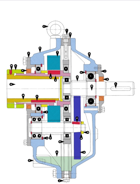 Solved Q5. A Slip-On Gearbox is shown in Figure 3. (and on | Chegg.com