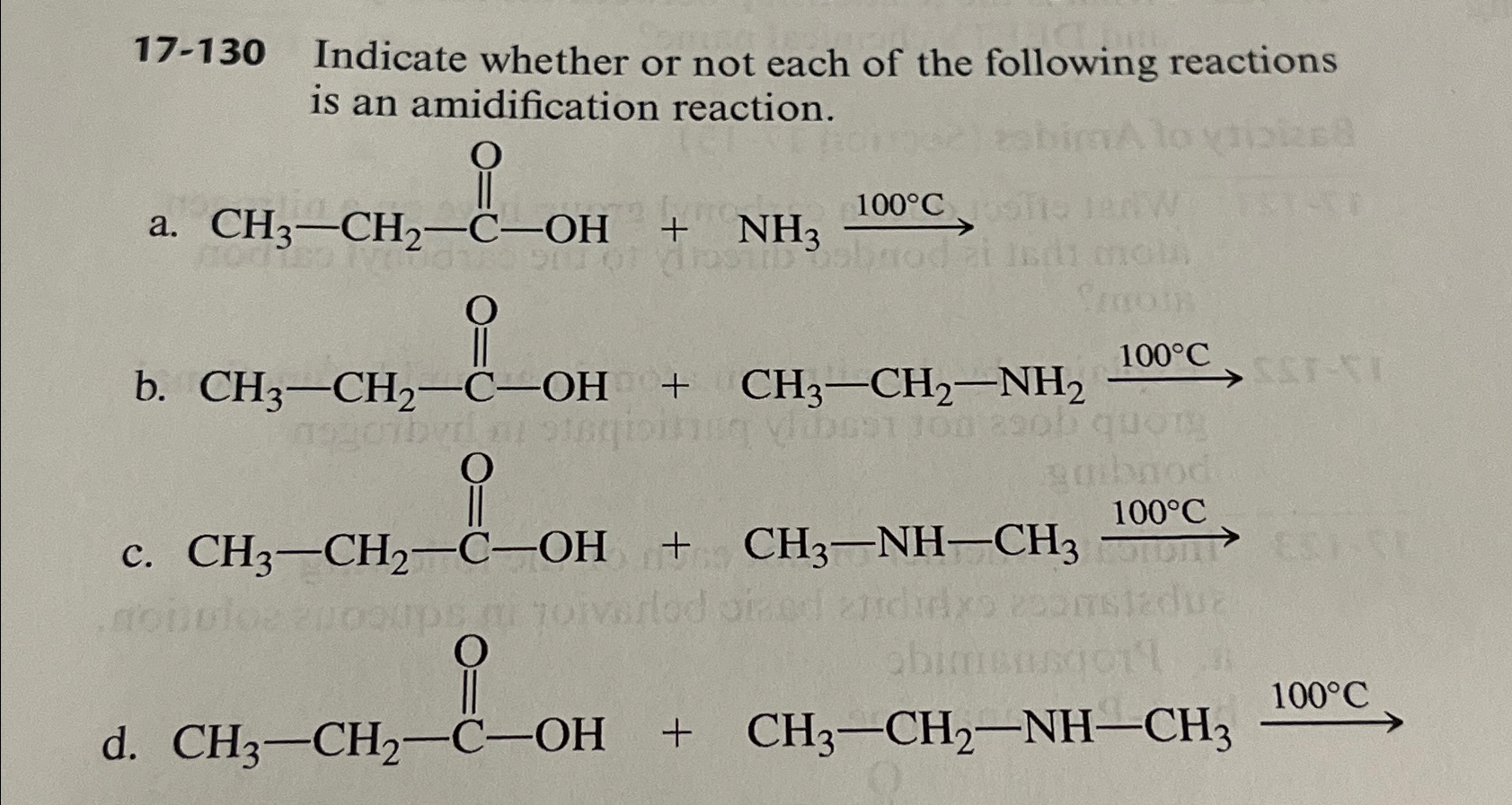 Solved 17-130 ﻿Indicate whether or not each of the following | Chegg.com