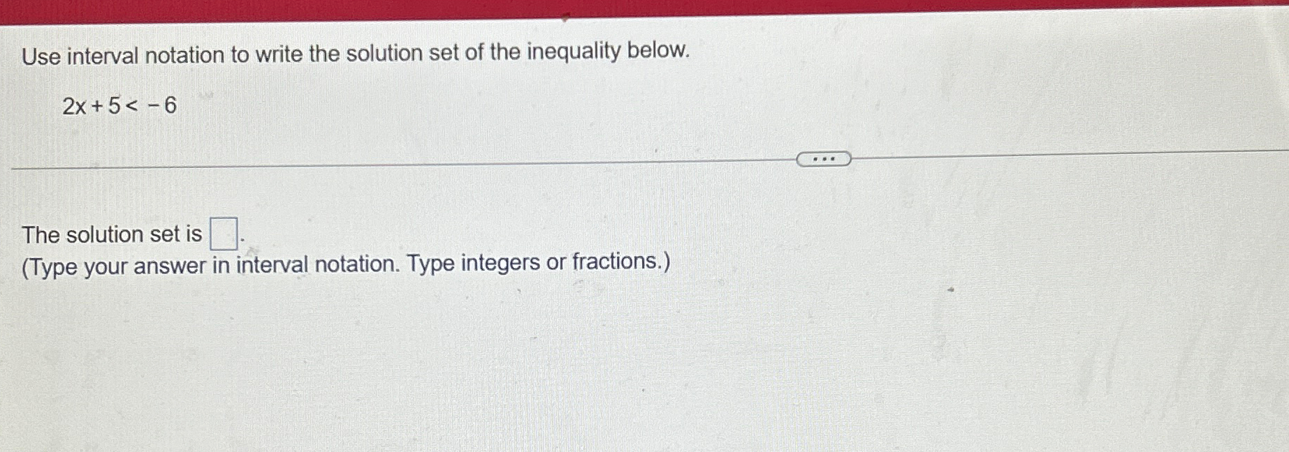 Solved Use interval notation to write the solution set of | Chegg.com