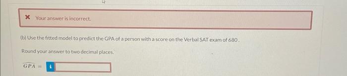 Solved A scatterplot with regression line is shown below for | Chegg.com