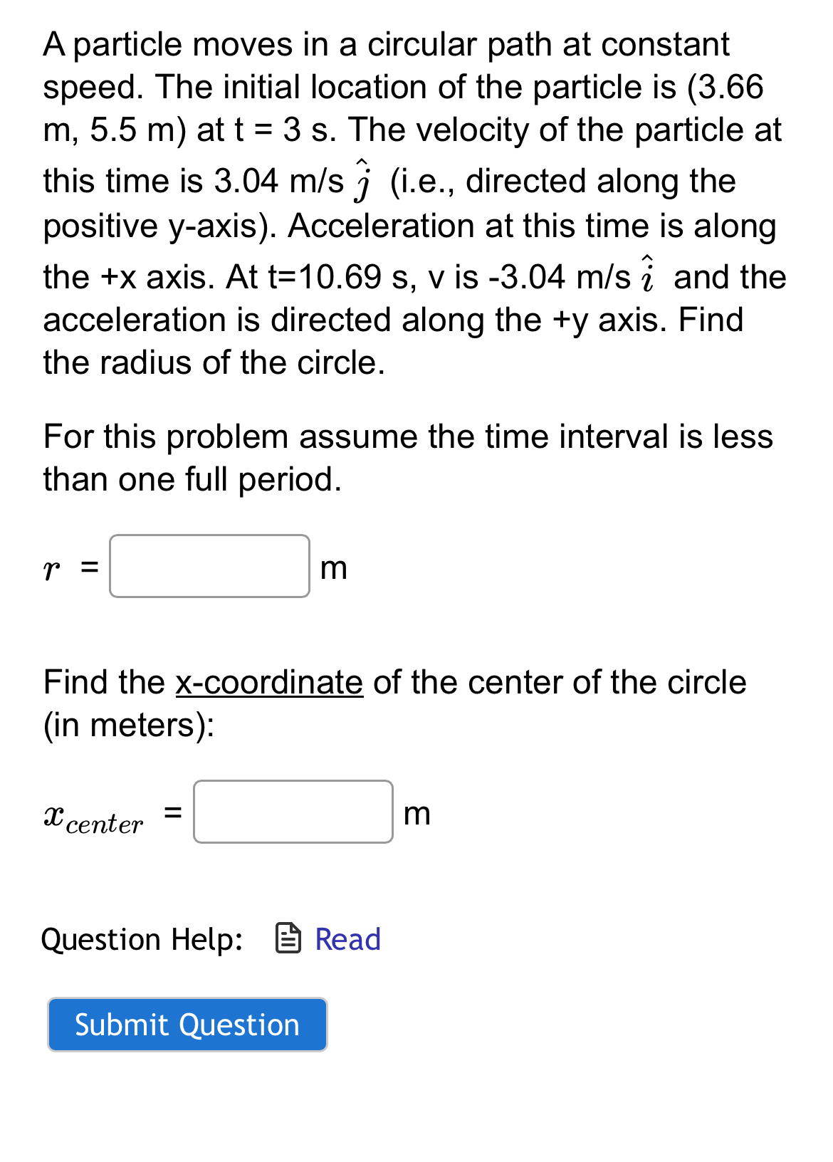 Solved motion in 2 ﻿dimension | Chegg.com