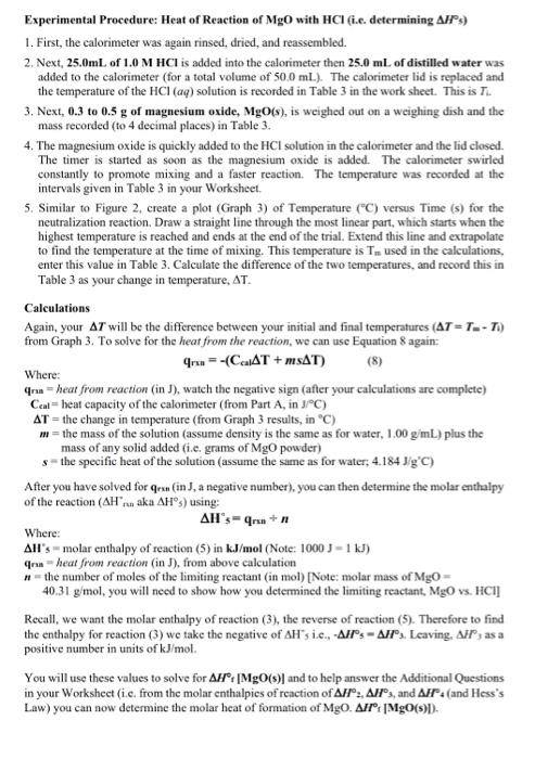 1. From Table 1 and Graph 1, calculate the heat | Chegg.com