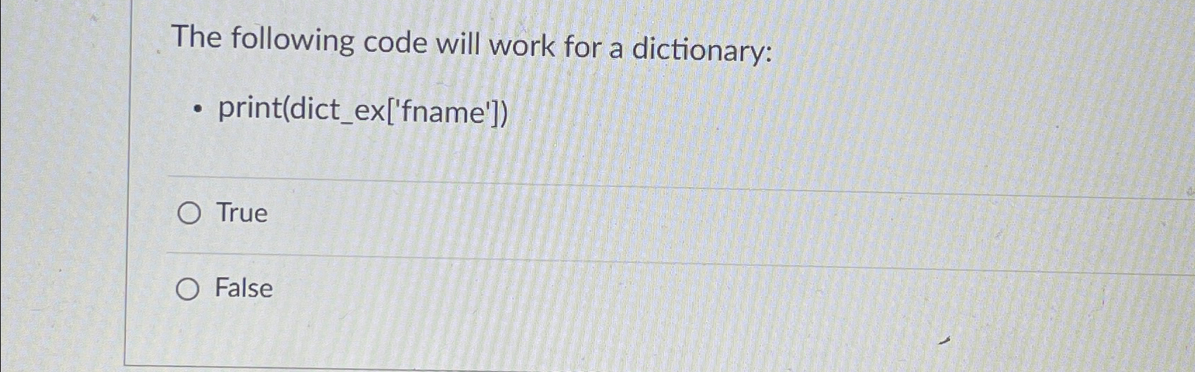 Solved The following code will work for a | Chegg.com