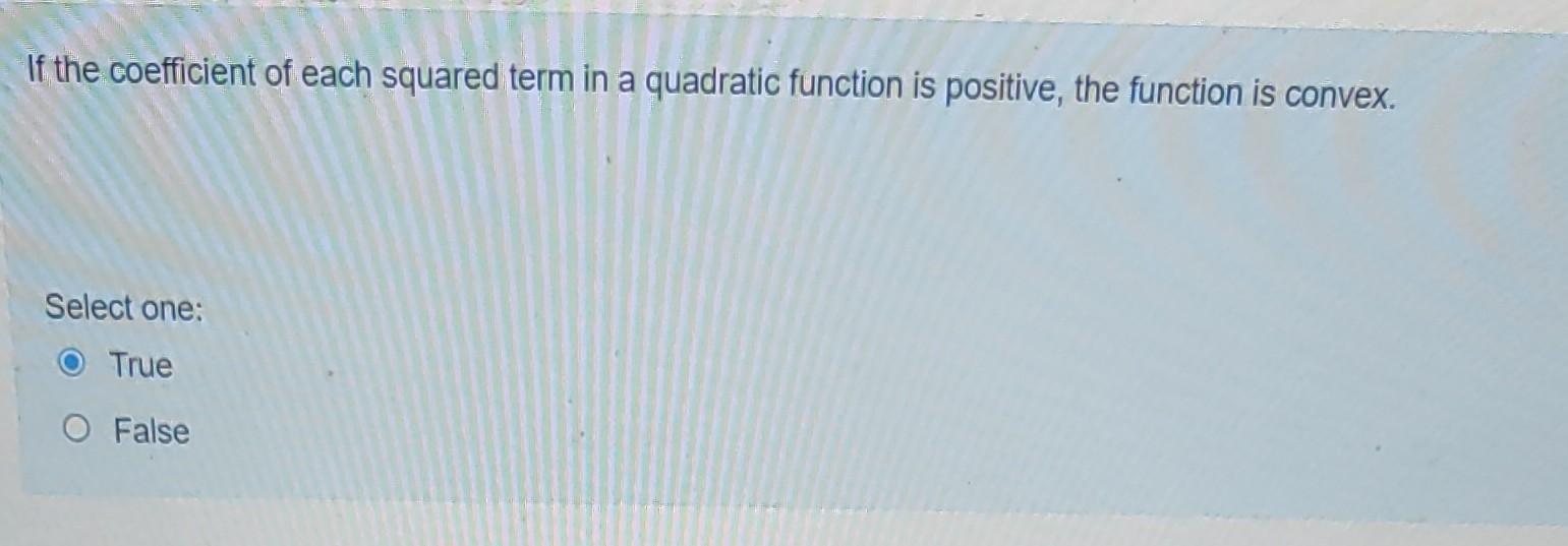 Solved If the coefficient of each squared term in a | Chegg.com