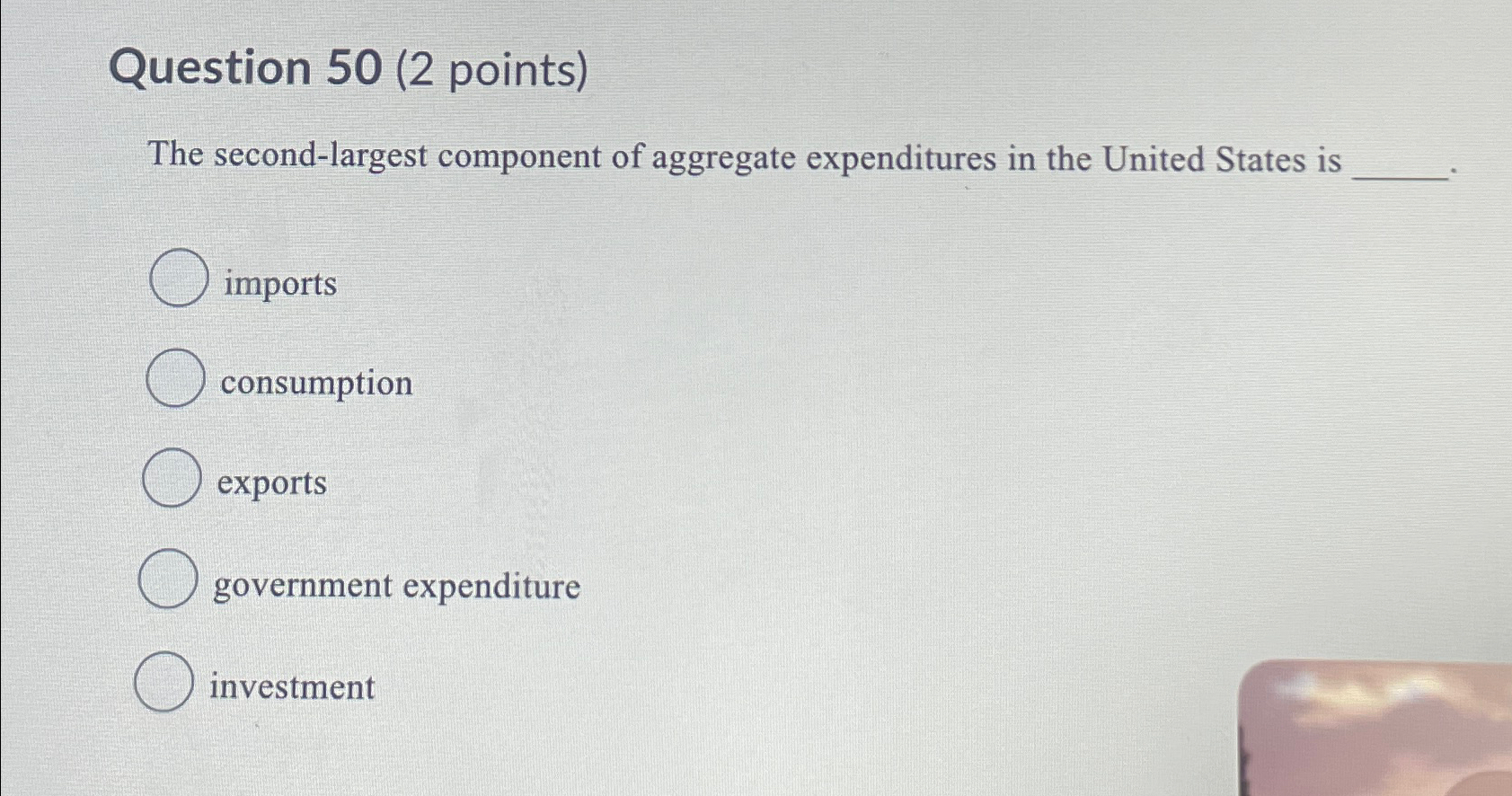 Solved Question 50 (2 ﻿points)The second-largest component | Chegg.com