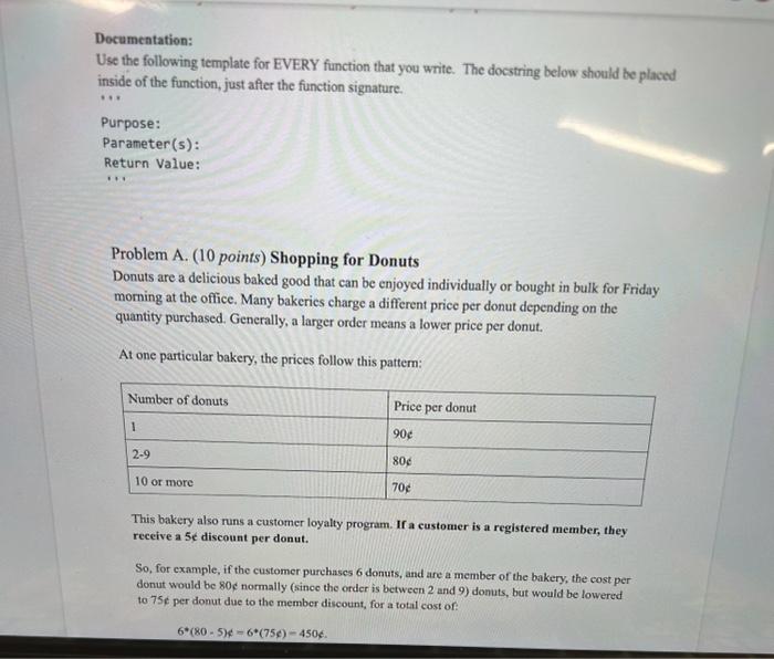 Solved Documentation: Use the following template for EVERY | Chegg.com
