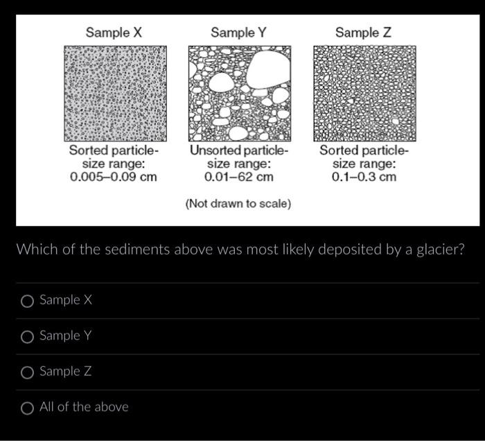 Solved Sample X Sorted particle- size range: 0.005-0.09 cm | Chegg.com