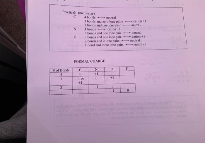 Solved FORMAL CHARGE | Chegg.com