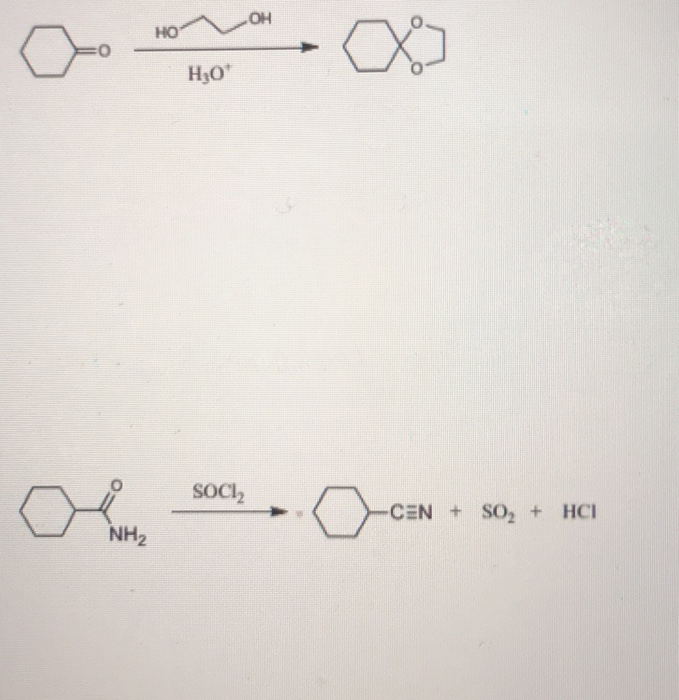 Solved OH HO 0 Н,0* SOCI2 -CEN + SO2 + HCI NH2 | Chegg.com