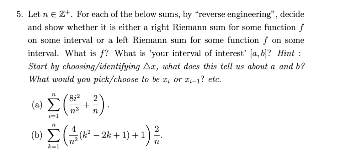 Solved This question is about right left Riemann sums. | Chegg.com
