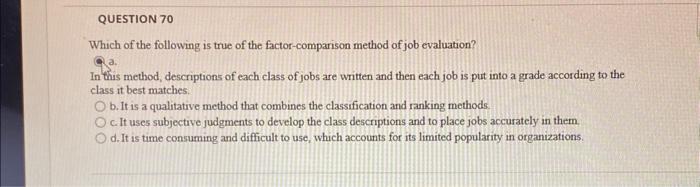 Solved Which of the following is true of the | Chegg.com