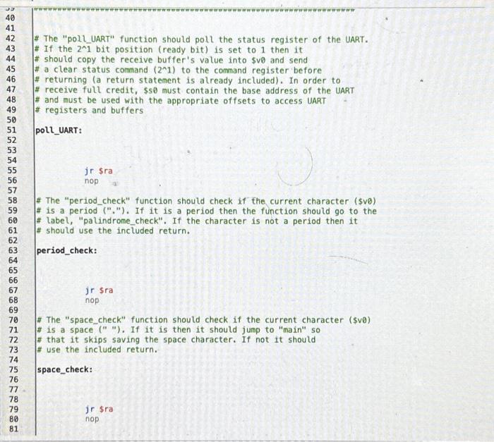 Solved The Task In this project, you will be writing a | Chegg.com