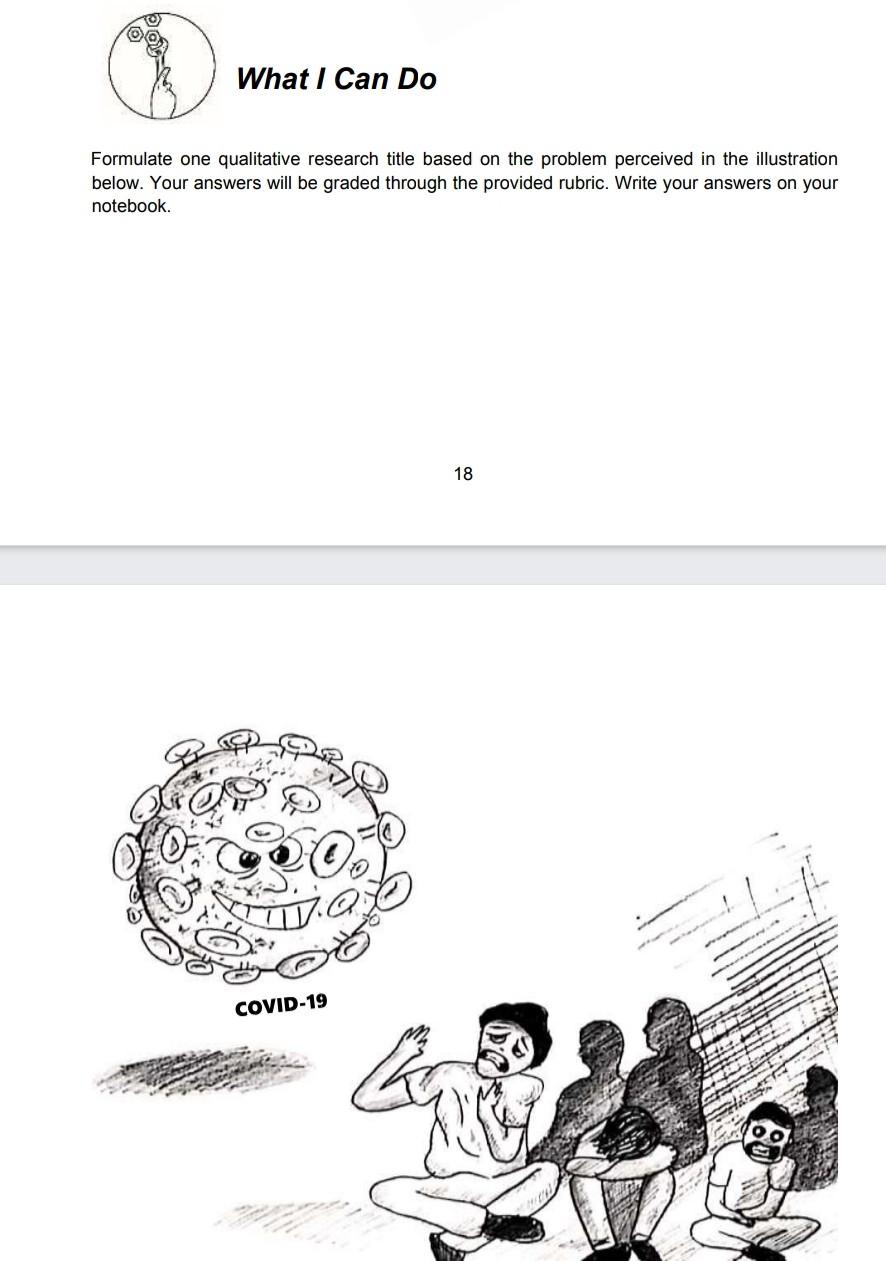 Solved What I Can Do Formulate One Qualitative Research