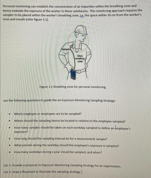 Solved Personal monitoring can establish the concentration | Chegg.com