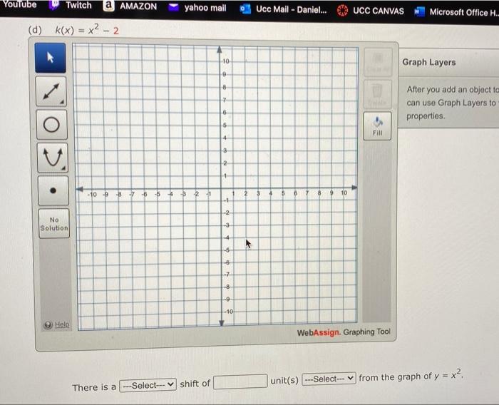 Solved Daniel... UCC CANVAS Microsoft Offi Sketch the graph | Chegg.com