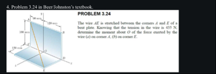 Solved Problem 3,24 ﻿in Beer/Johnstom s textibook.PROBLEM | Chegg.com