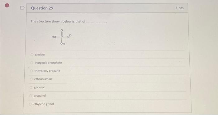 Solved Question 28 The structure shown below is that of | Chegg.com