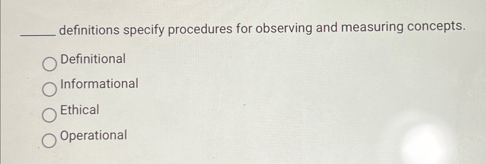 Solved definitions specify procedures for observing and | Chegg.com