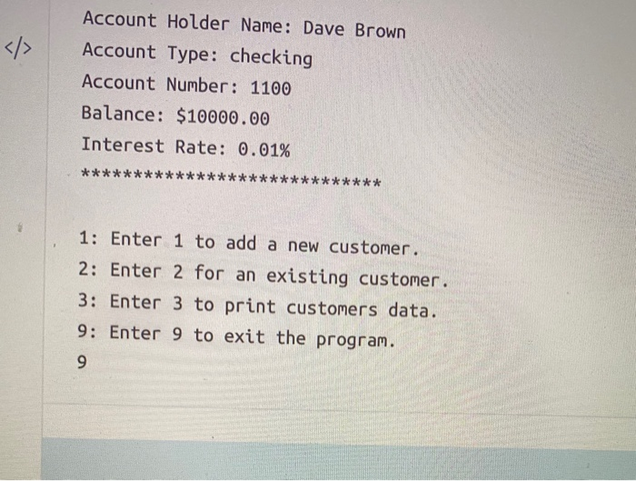Solved Define the class bankAccount to implement the basic | Chegg.com