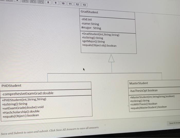 Solved Given the above UML diagram, write complete Java | Chegg.com
