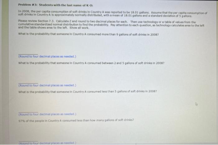 Solved Problem 9 3: Students with the last name of K−O : In | Chegg.com