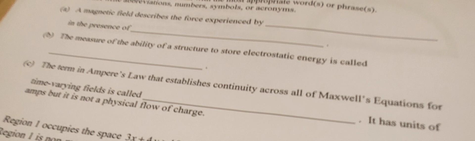 Solved propriate word(s) or phrase(s). rations, numbers, | Chegg.com