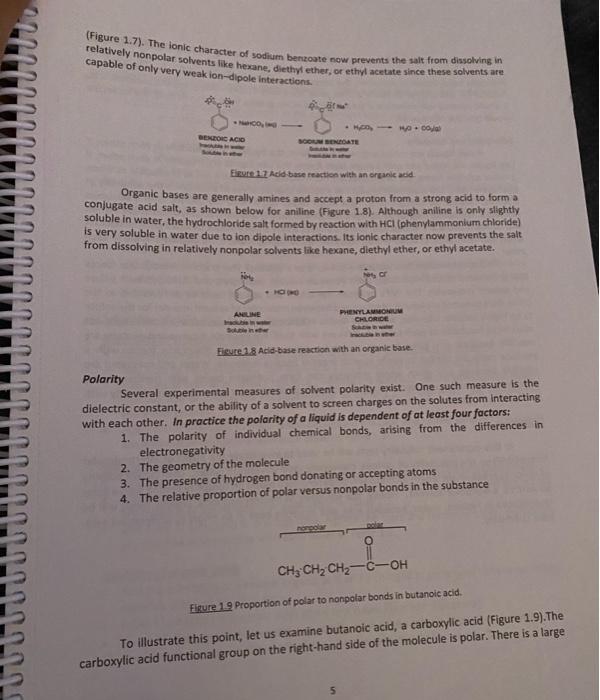 Solved Experiment 1 Structure, Intermolecular Forces, and | Chegg.com