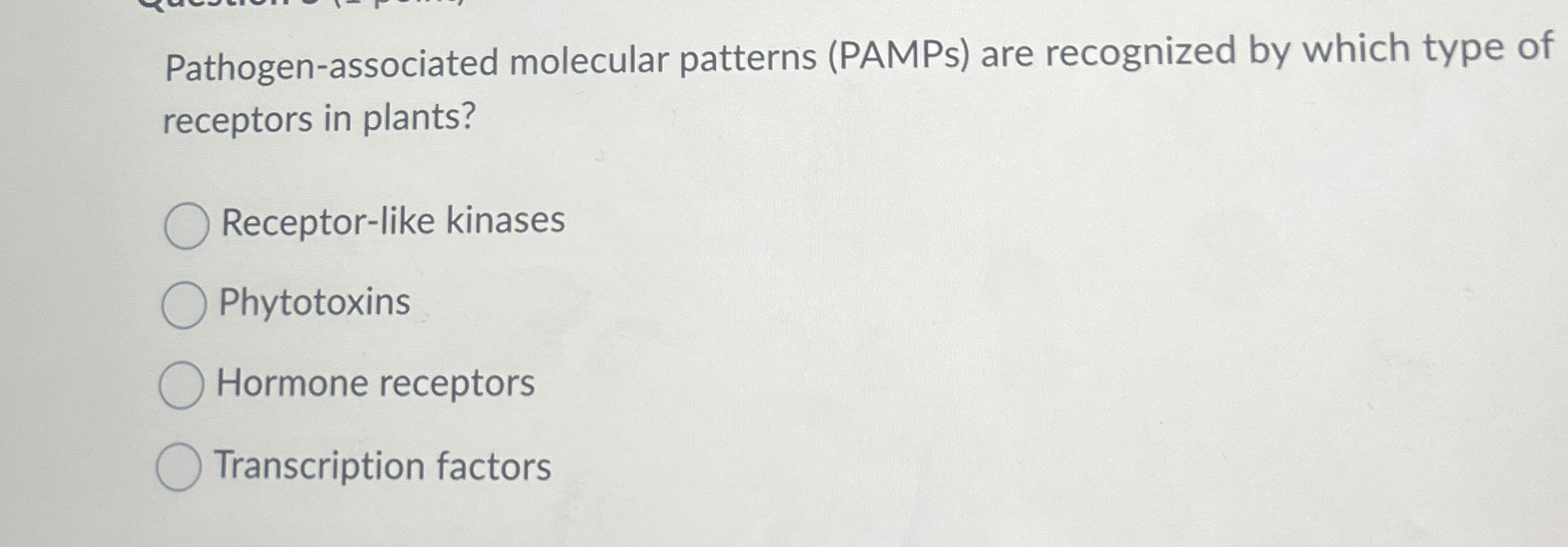 Solved Pathogen-associated molecular patterns (PAMPs) ﻿are | Chegg.com