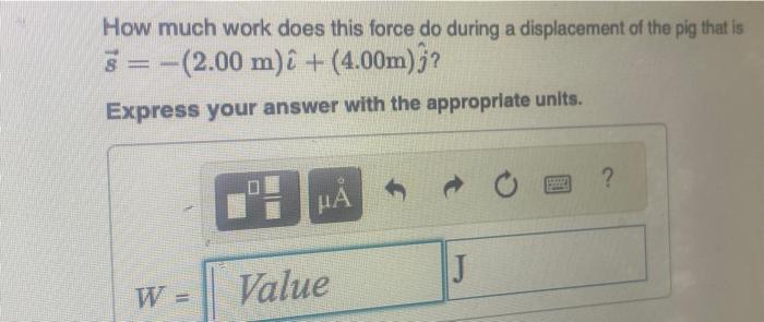 Solved On a farm, you are pushing on a stubborn pig with a | Chegg.com