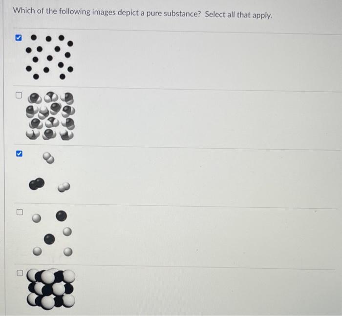 Solved Which of the following images depict a pure | Chegg.com