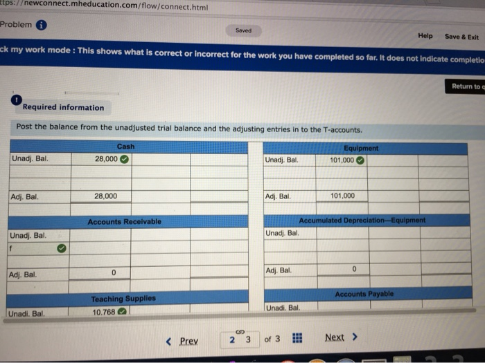 Solved em Saved Help Save & Exit Check my Problem 3-3A | Chegg.com