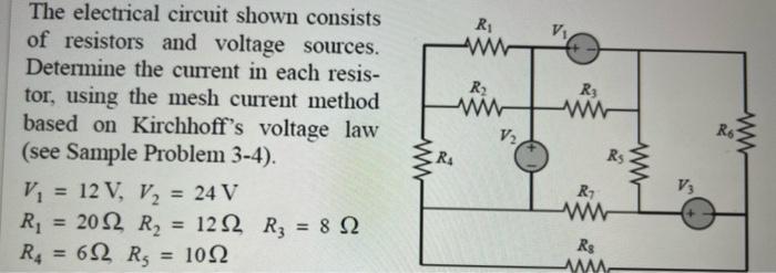 Solved The electrical circuit shown consists of resistors | Chegg.com