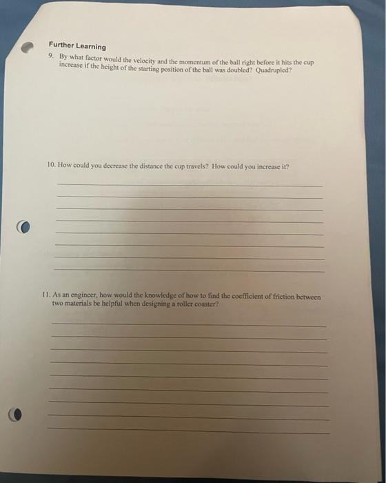Solved Putting it together - Ramp and Review Worksheet Data | Chegg.com