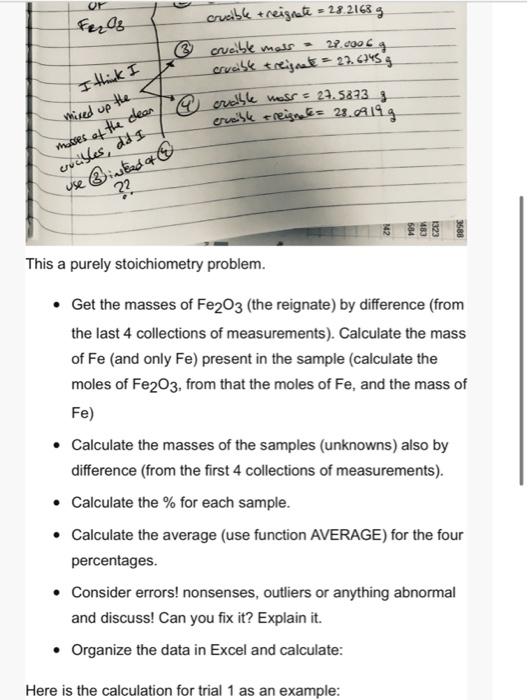 Solved A sample containing Iron can be analyzed by | Chegg.com