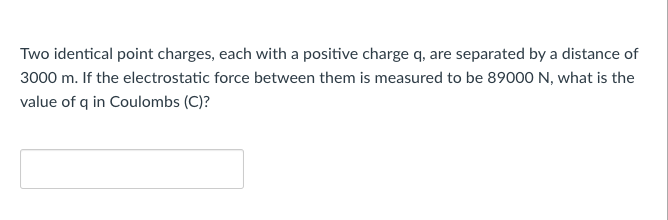 Solved Two identical point charges, each with a positive | Chegg.com