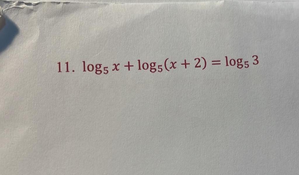 Solved log2(25−x)=3log5x+log5(x+2)=log53102x−1=106+5x1 | Chegg.com