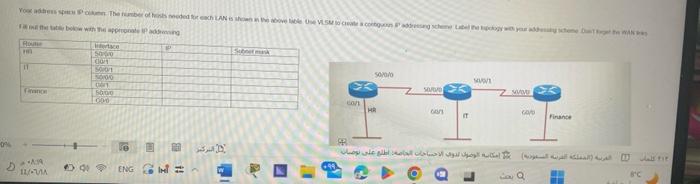 Solved using this ip address : 192.168.10.0/24 and this it | Chegg.com