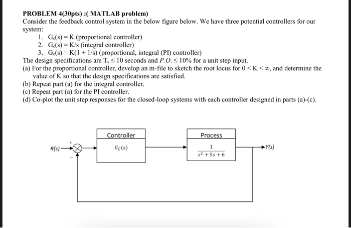 Solved PROBLEM 4(30pts) :( MATLAB problem) Consider the | Chegg.com Solved PROBLEM 4(30pts) :( MATLAB problem) Consider the | Chegg.com