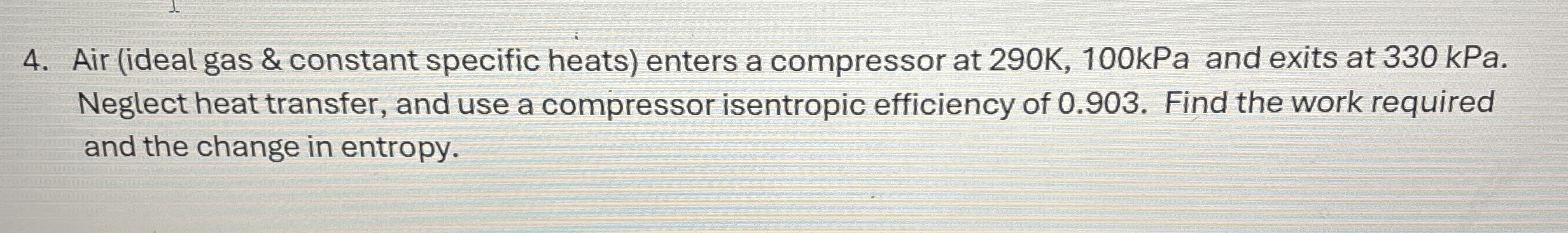 Solved Air (ideal gas & constant specific heats) ﻿enters a | Chegg.com