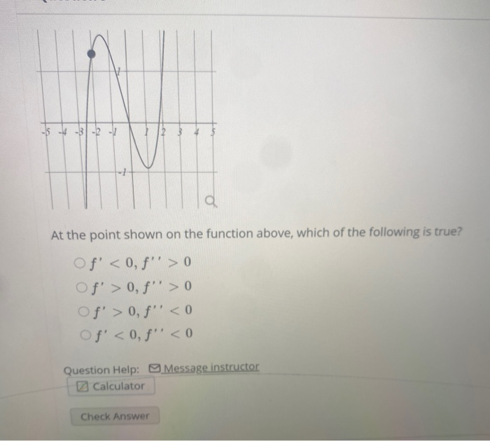 Solved Question 1 Ls Consider The Function F X X4 72x²