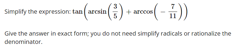 Solved Simplify The Expression