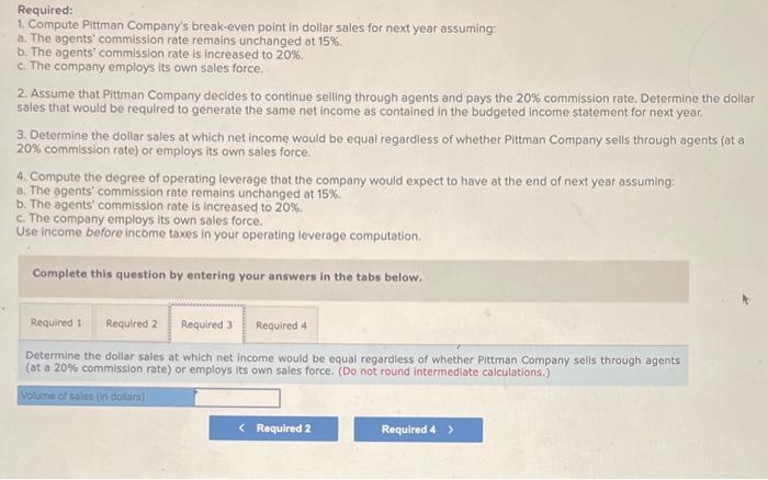 Solved Case 5-32 (Algo) Cost Structure; Break-Even and | Chegg.com