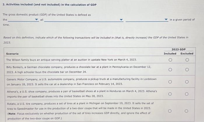 Solved Based on this definition, indicate which of the | Chegg.com