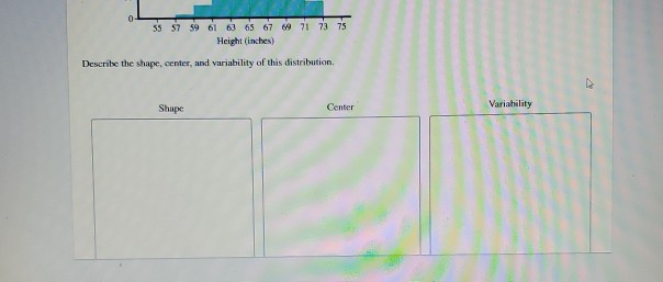 Solved Height distributions generally have a predictable | Chegg.com